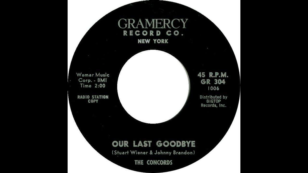 CONCORDS OUR LAST GOODBYE - YouTube
