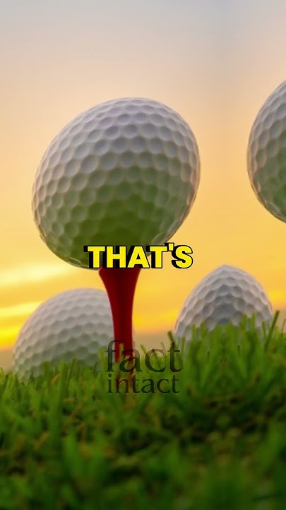 Why Do Golf Balls Have Dimples? | Fact Intact - YouTube