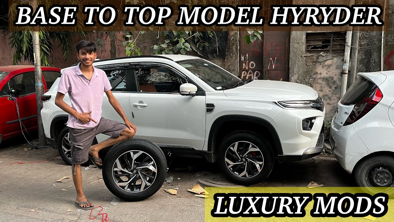 Toyota Hyryder modification 🔥with genuine accessories 🫡 Full Glossy ...