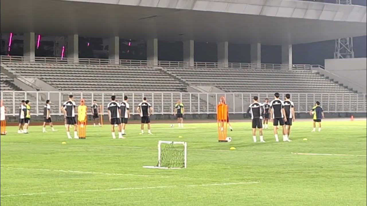 Momen Shin Tae-yong Pimpin Latihan Timnas Indonesia Jelang Lawan Jepang, Mulai Fokus Taktikal ...