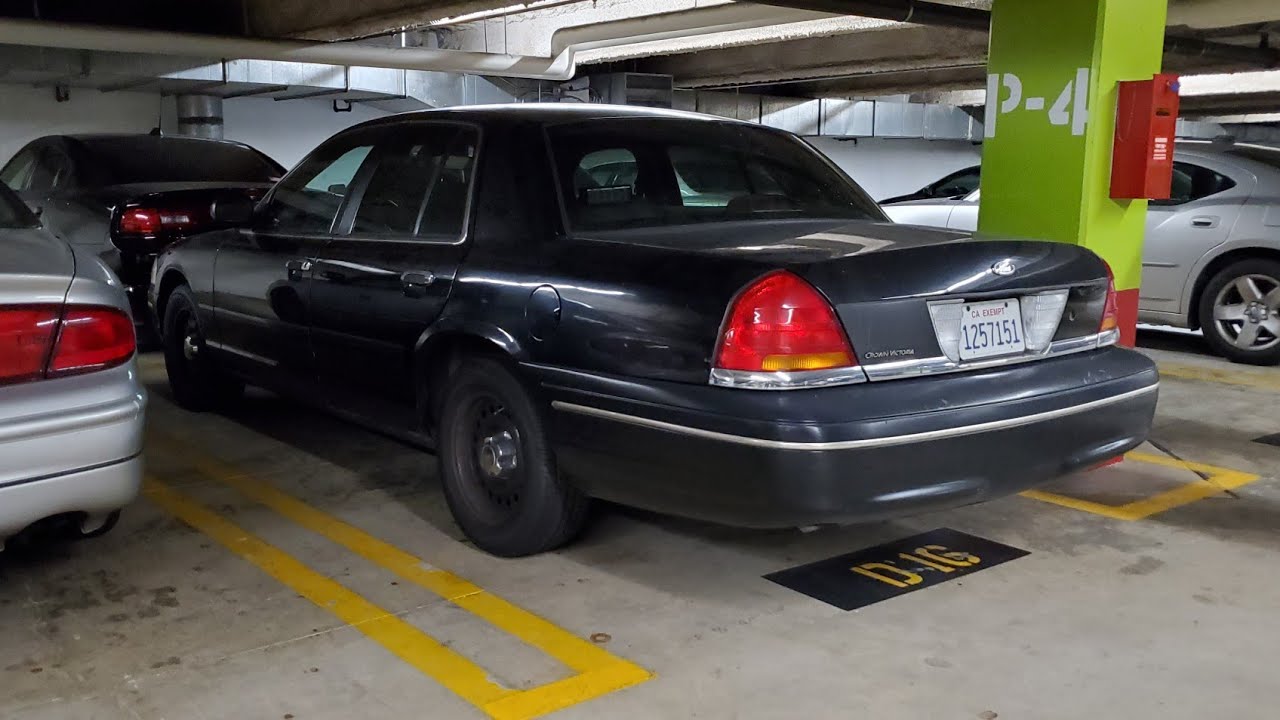 LAPD Internal Affairs Crown Victoria Garage Tour - YouTube
