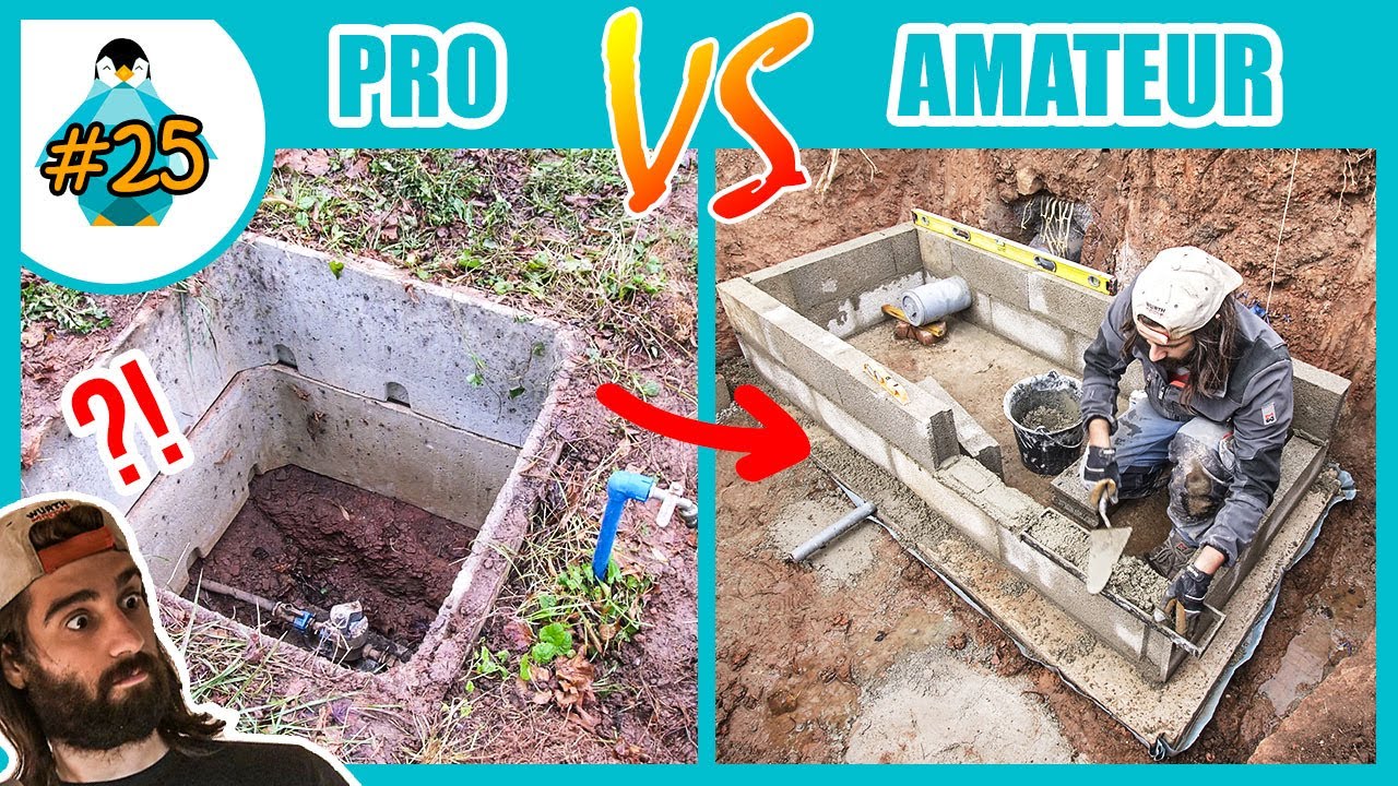 Construction regard en béton pour l'arrivée des réseaux VRD d'une ...