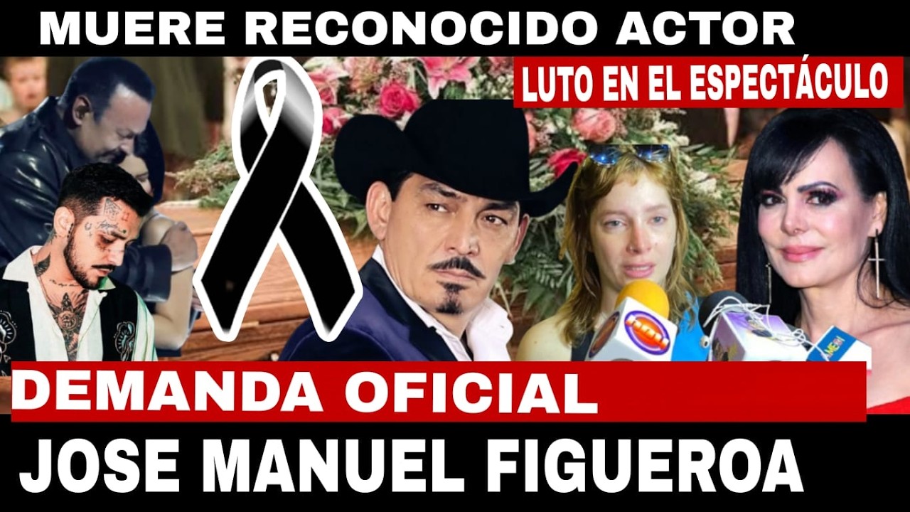 Q.D.E.P./ DEMANDA OFICIAL JOSE MANUEL FIGUEROA/LUTO EN EL ESPECTÁCULO ...