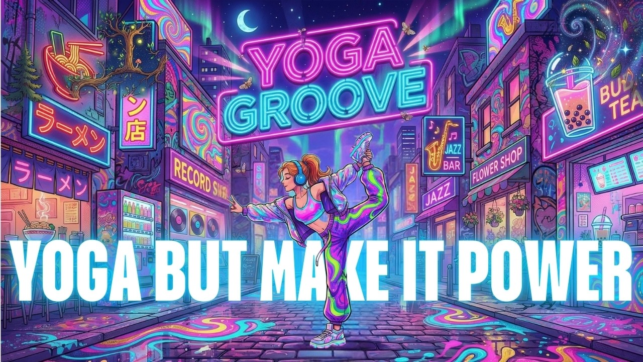 Power Yoga Groove 🔥 Upbeat Cardio Yoga Workout Music | ANNA STYLE - YouTube