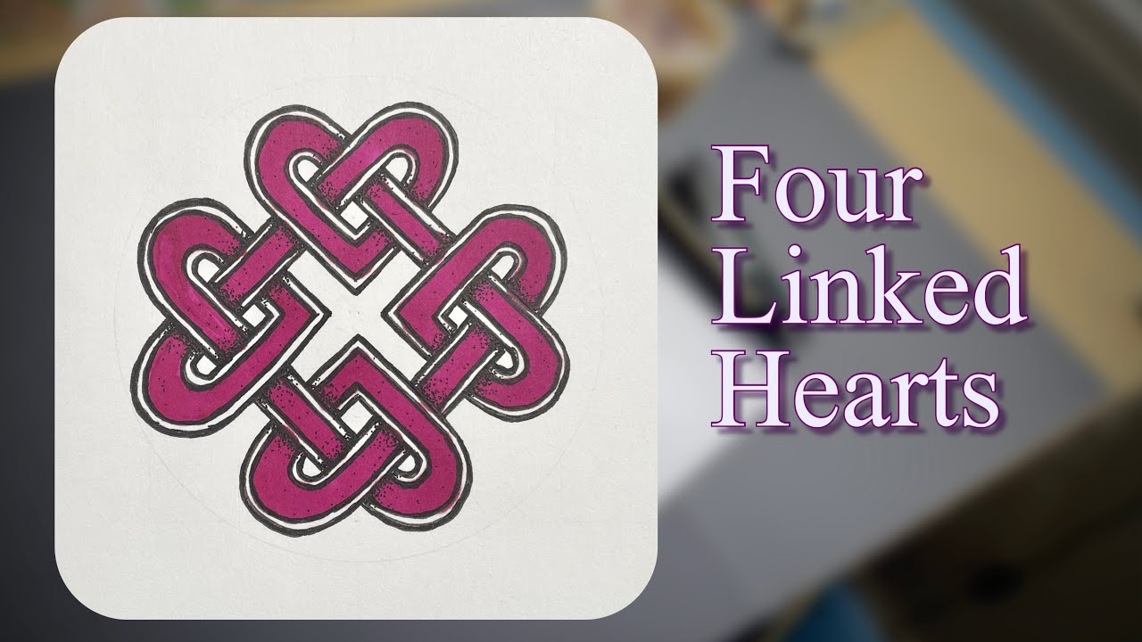 Celtic Creations - Four Linked Hearts - YouTube