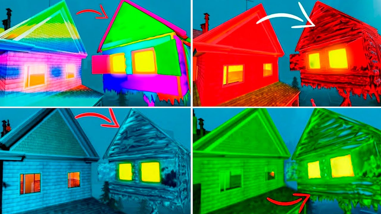 EVERYTHING TURNED INTO ALL COLORS HOUSE HEAD | WHO IS STRONGER? (Garry ...