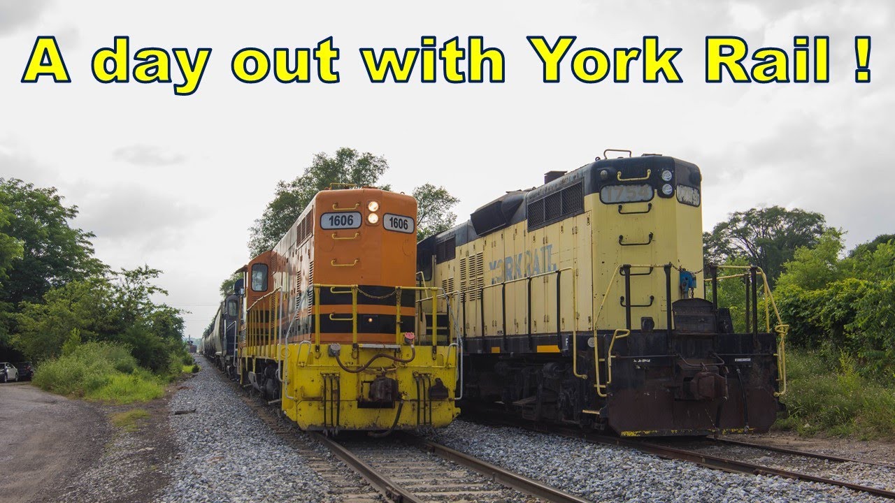 A day in York, Pennsylvania! Shooting the York Rail Roster around town ...