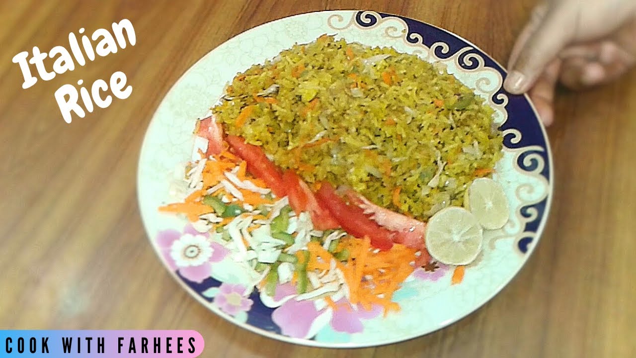 Italian Rice Recipe || How to make Italian rice at Home || Italian Rice ...