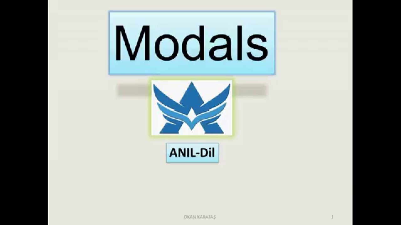 Modals Youtube