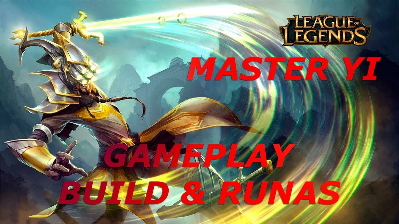 LEAGUE OF LEGENDS | 💪 COMO JUGAR MASTER YI JUNGLA BUILD RUNAS - YouTube