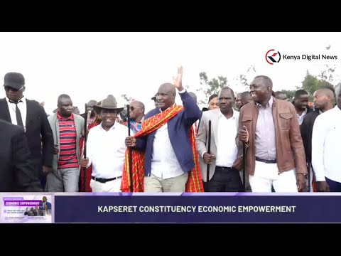 Watch how CS Mbadi arrived in Uasin Gishu for Kapseret Constituency ...