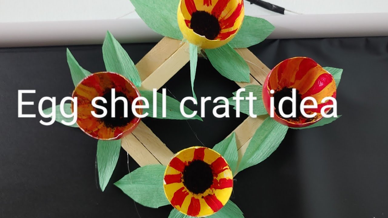 egg shell craft idea,DIY(தமிழில்)👍 - YouTube