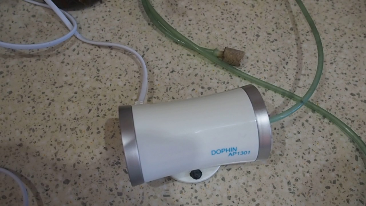 Аквариумные компрессоры Dophin AP1301 и AP1302 - YouTube