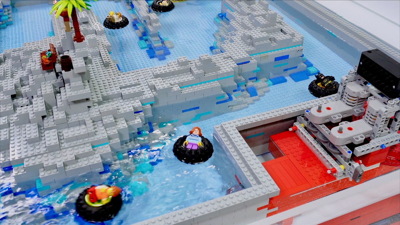 I Built a LEGO Water Park Lazy River! - YouTube
