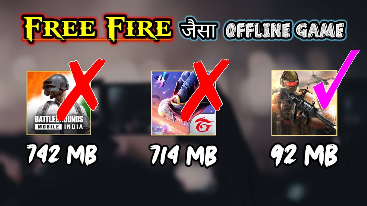 Free fire jaisa offline game part 6| Offline games like free fire ...