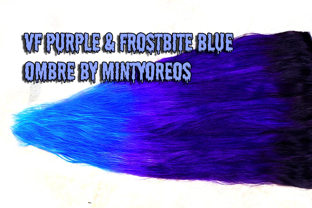 DIY Purple & Frostbite Blue Ombre By Mintyoreos | Neon Hair Coloring ...