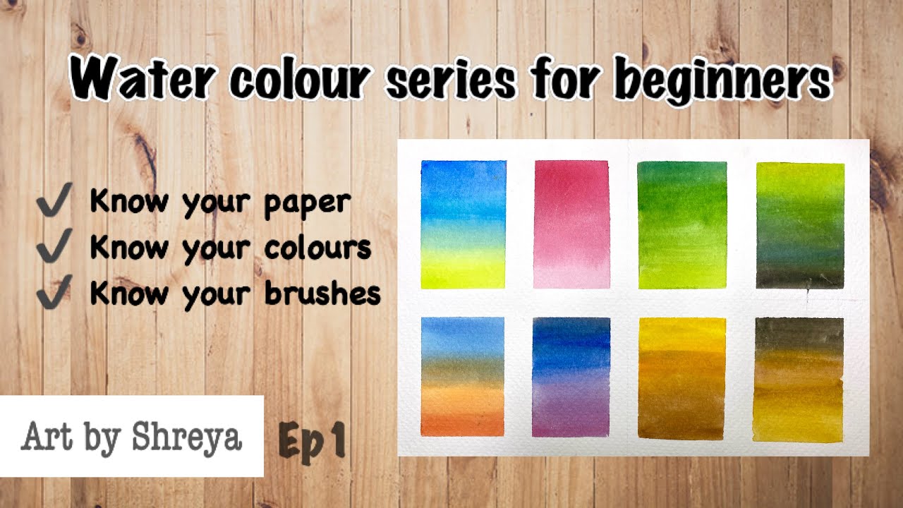 Start watercolor journey | Watercolor painting for beginners | easy and ...
