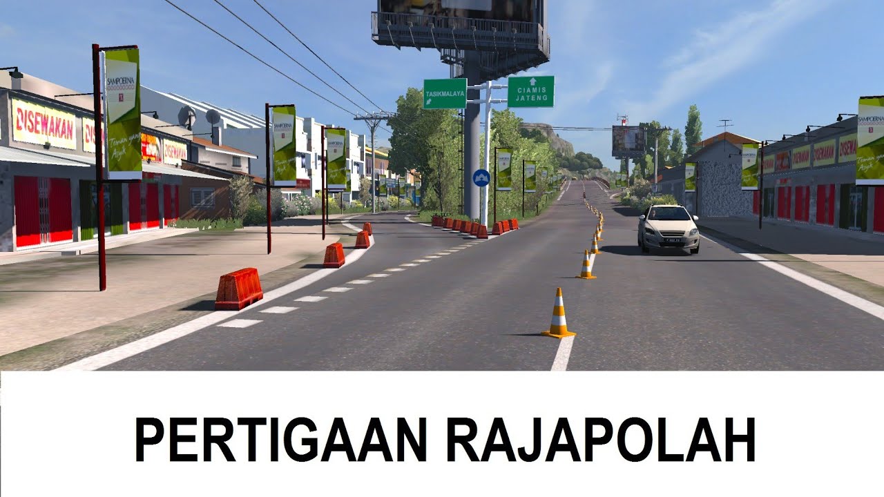UPDATE Map Sundanese ETS2 1.35 [Test Pertigaan Rajapolah] - YouTube