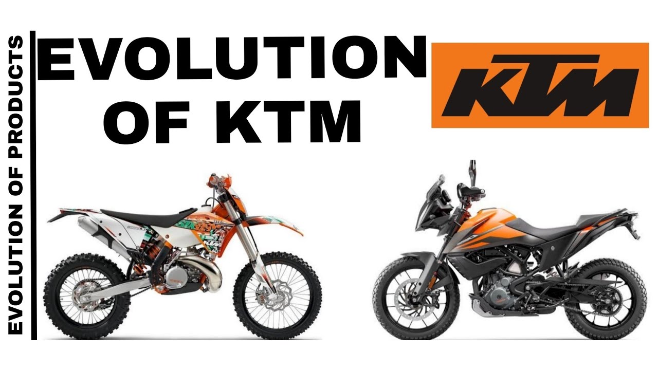 EVOLUTION OF KTM|EVOLUTION OF PRODUCTS - YouTube