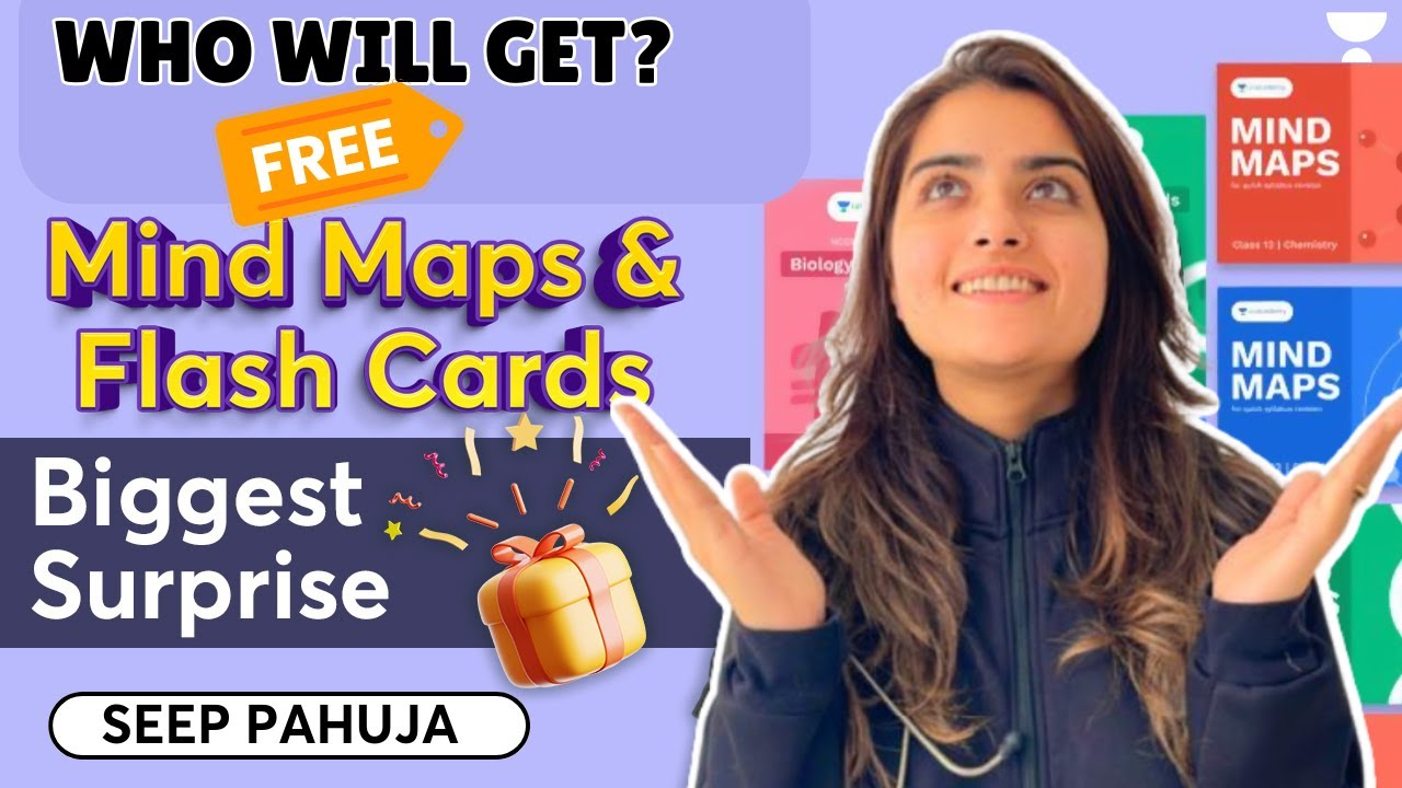 Biggest Giveaway | Free Mind Maps | Free Flash Card | Seep Pahuja - YouTube