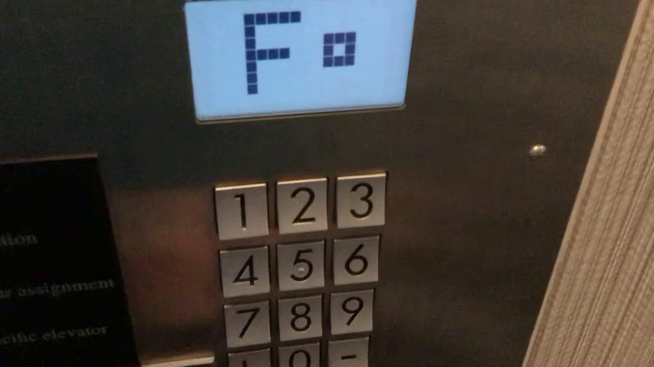 Schindler Miconic 10 Traction Elevator F @ JW Marriott Washington, DC ...