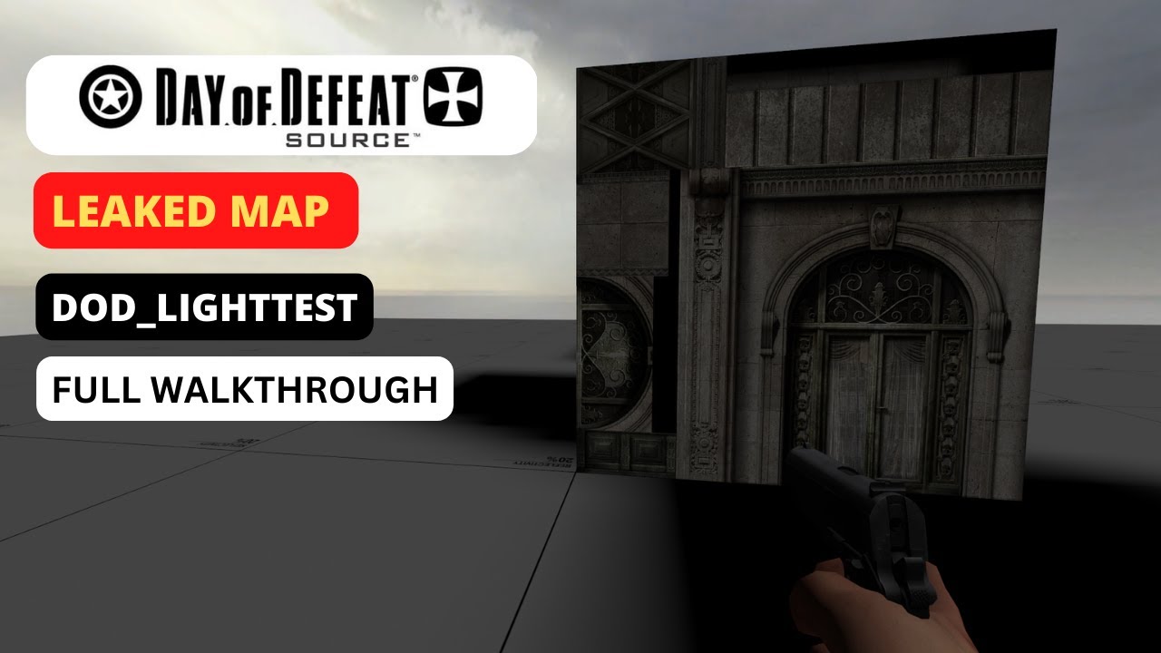 Leaked Day of Defeat: Source map - dod_lightTest - YouTube