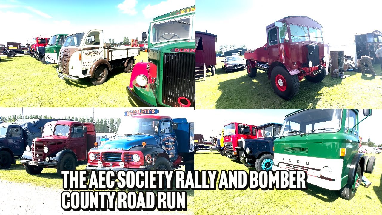 The AEC Society Rally and Bomber County Road Run 27th May 2023 - YouTube