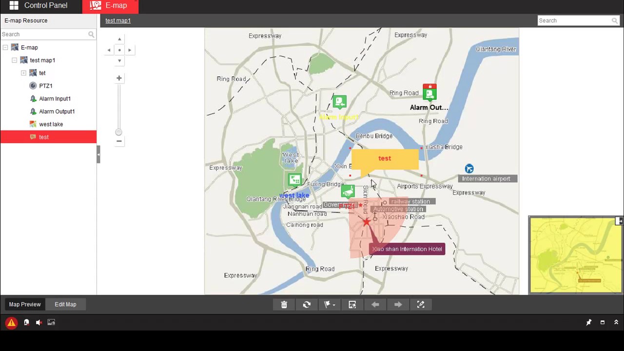 HikVision iVMS-5200. Настройки E-map - YouTube
