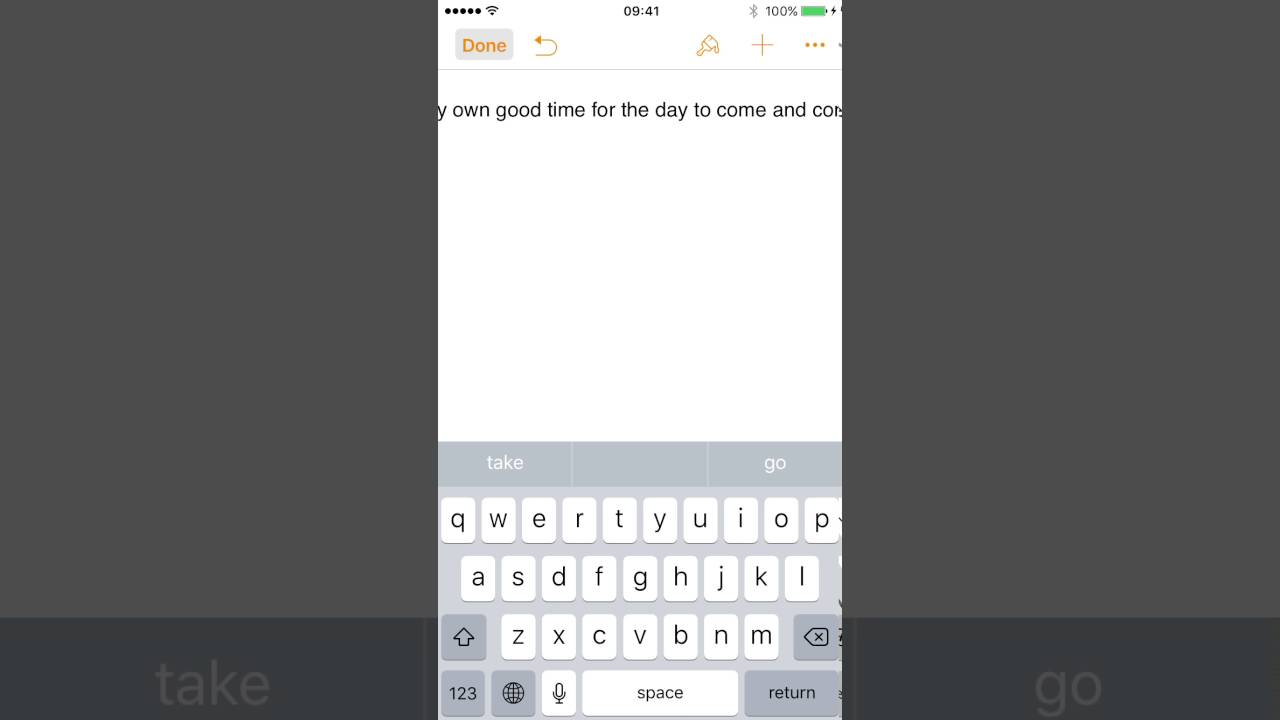 Using iOS's auto-complete to write scientific paper - YouTube