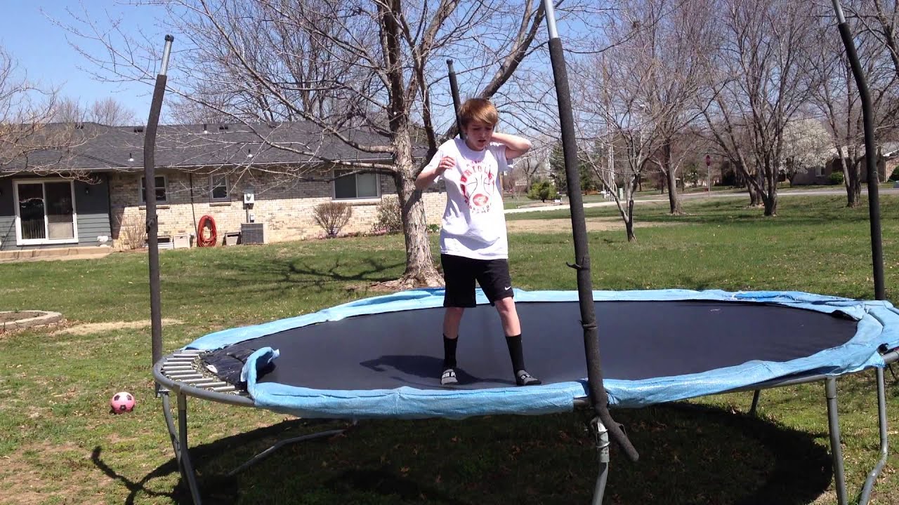 My Worst Trampoline Fails - YouTube