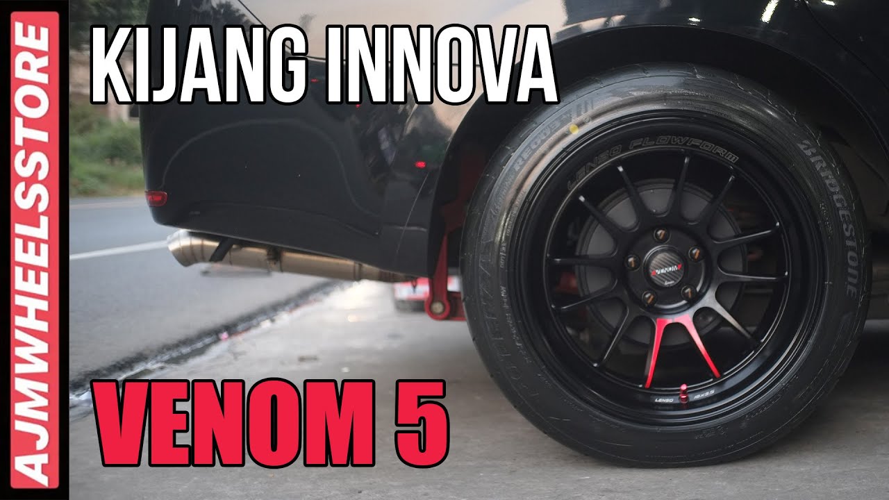 MODIFIKASI INNOVA REBORN VELG VENOM 5 // AJMHEELSSTORE - YouTube