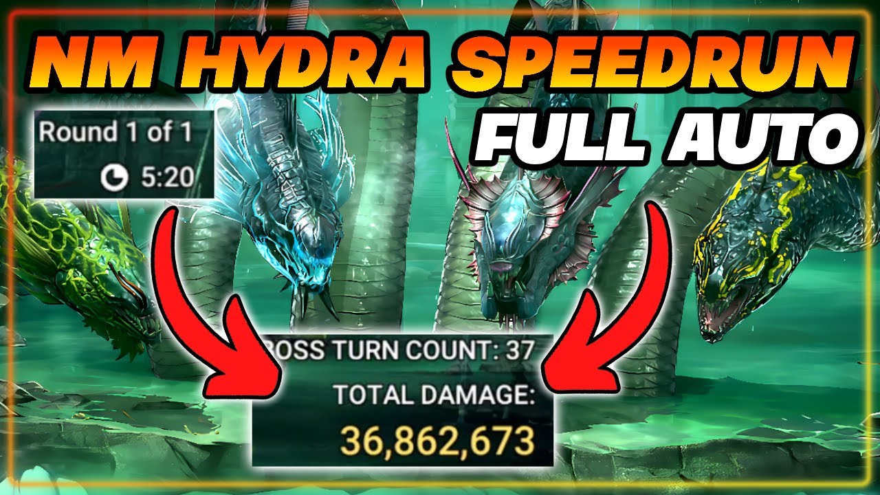 FASTEST NM HYDRA RUN YOU'VE EVER SEEN?!? 'SHOWCASE'' | RAID Shadow ...