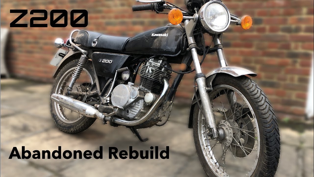 Kawasaki Z200 Abandoned Rebuild - YouTube