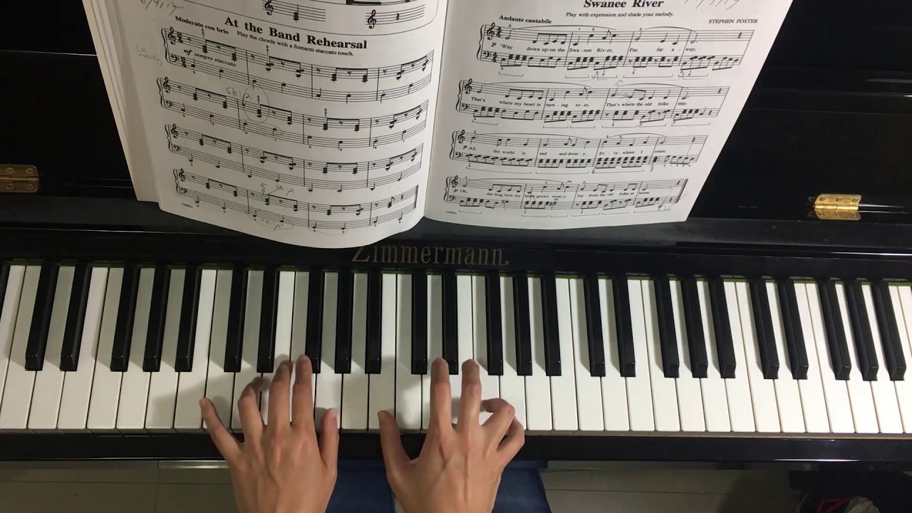 At the Band Rehearsal (P.22) - Michael Aaron Piano Course Lessons Grade ...