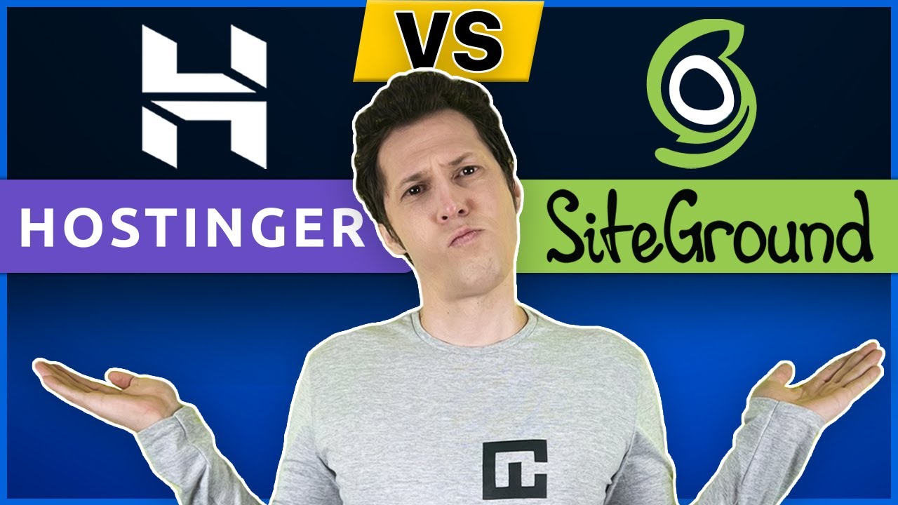 A melhor hospedagem para WordPress? | Hostinger vs. SiteGround 2022 - YouTube