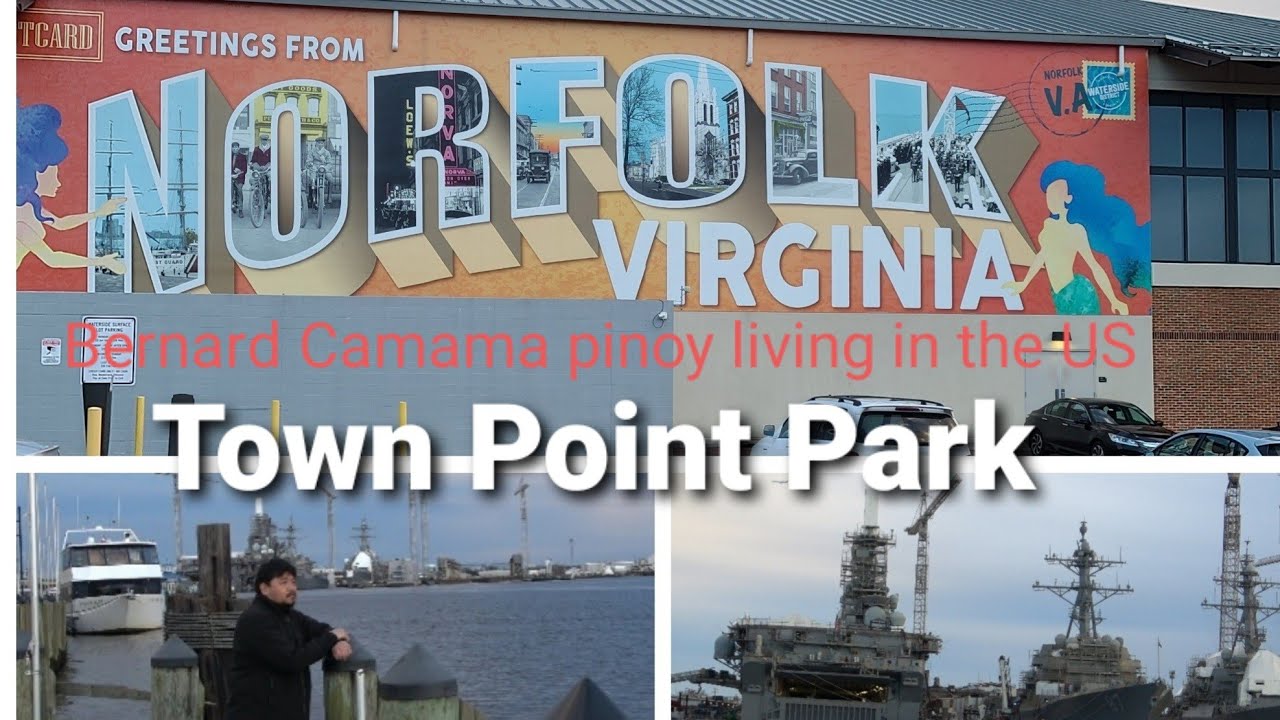 Town Point Park in the city of Norfolk Virginia - YouTube