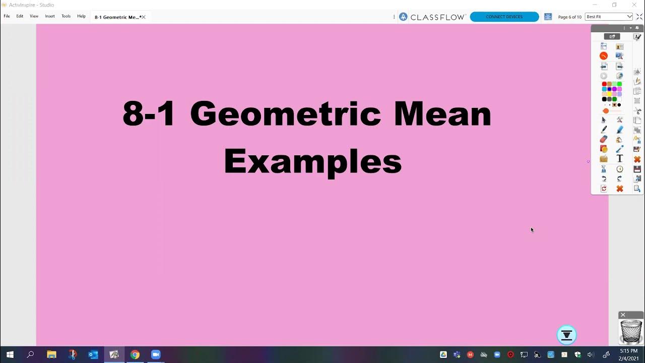 8 1 Geometric Mean Examples YouTube 8-1-geometric-mean-examples-youtube