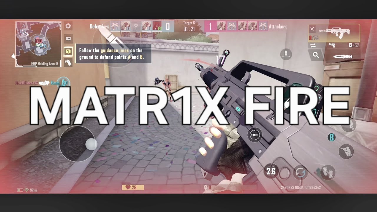 MATR1X FIRE EXTREME GRAPHICS SNAPDRAGON8 GEN2 GAMEPLAY - YouTube