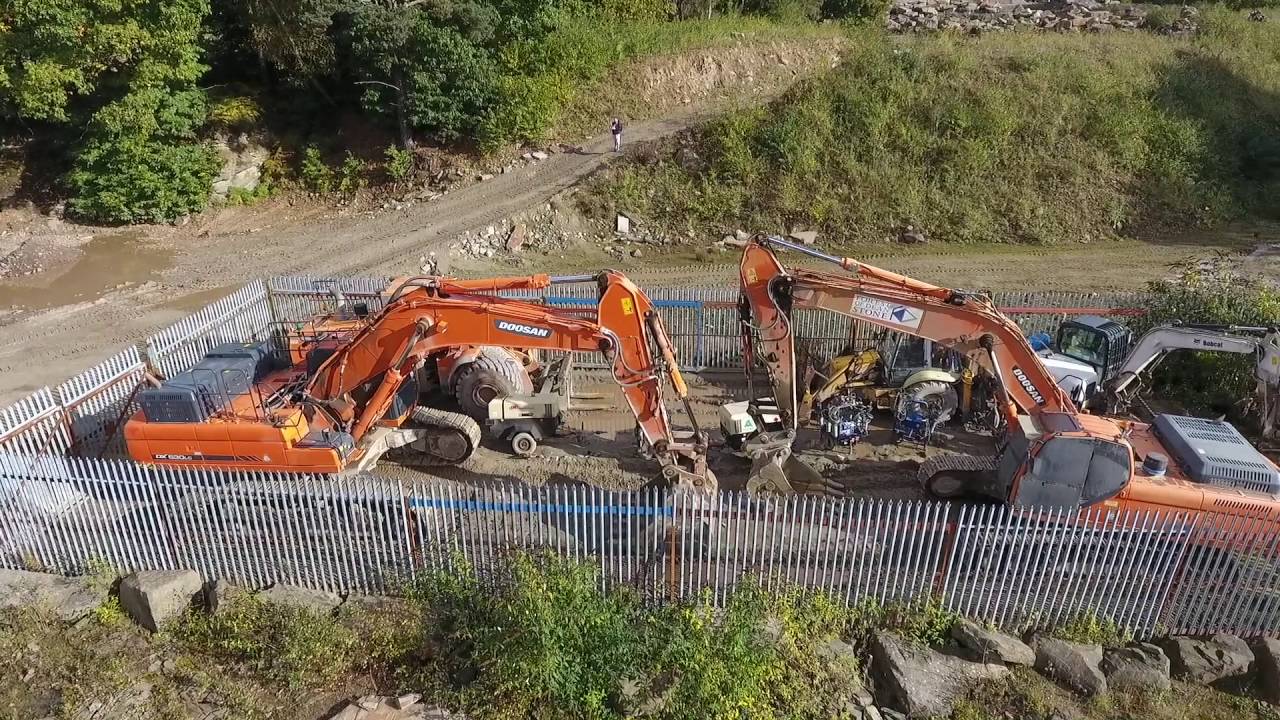 Bixhead Quarry - DJI Phantom 4 - October 2016 - YouTube