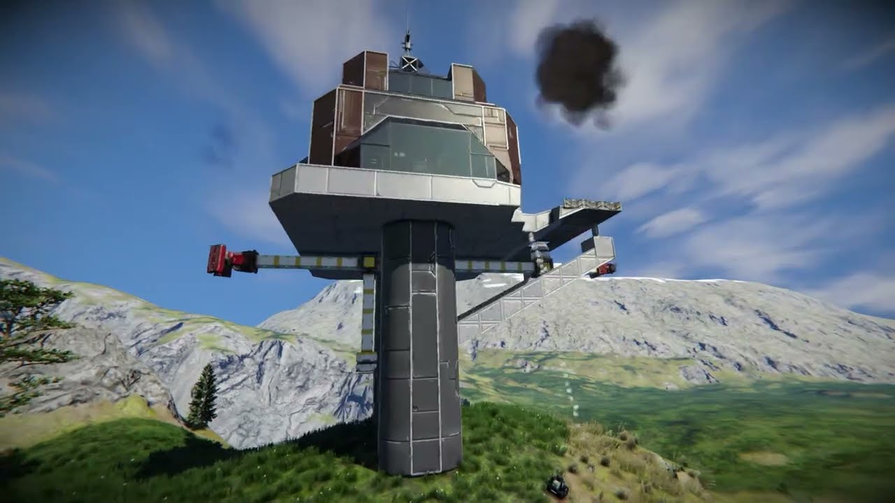 Custom Turret Controlled Missile Space Engineers No Scripts - YouTube