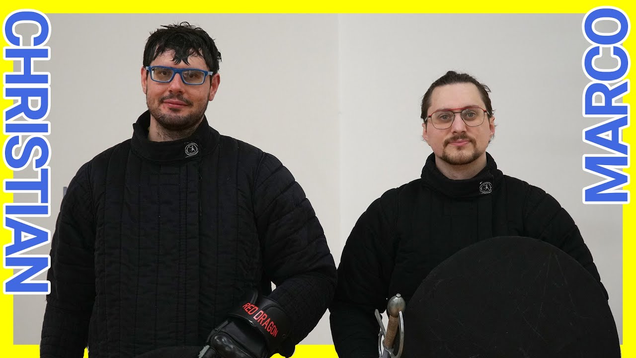 Sword and shield - HEMA sparring - Christian VS Marco - YouTube