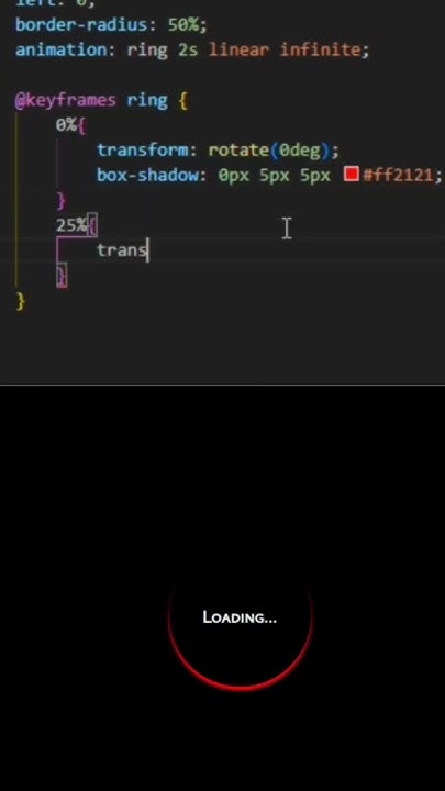 ASMR Programming | "Animated Loading Circle" - YouTube