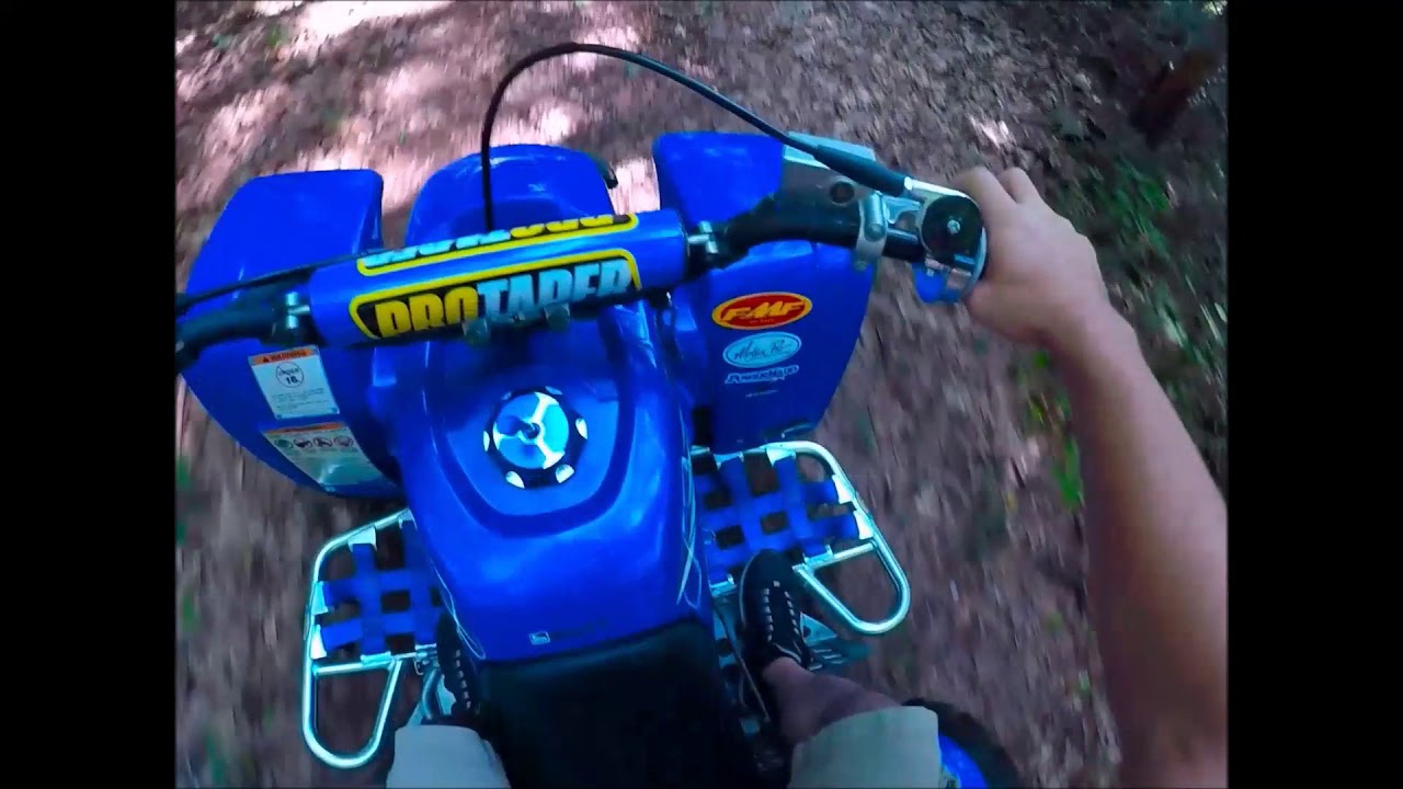Yamaha Blaster- 2 Stroke Trail Riding - YouTube