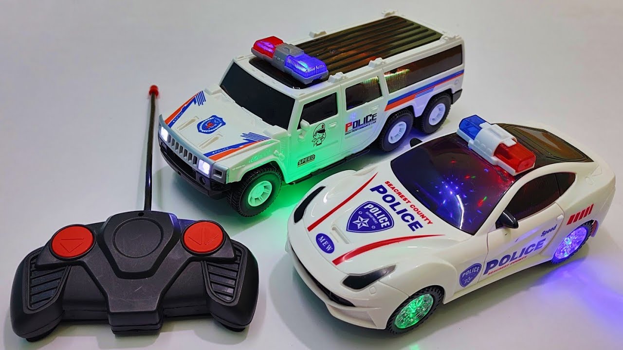 Radio Control Police Car, Toy police car, 3d lights rc police car ...