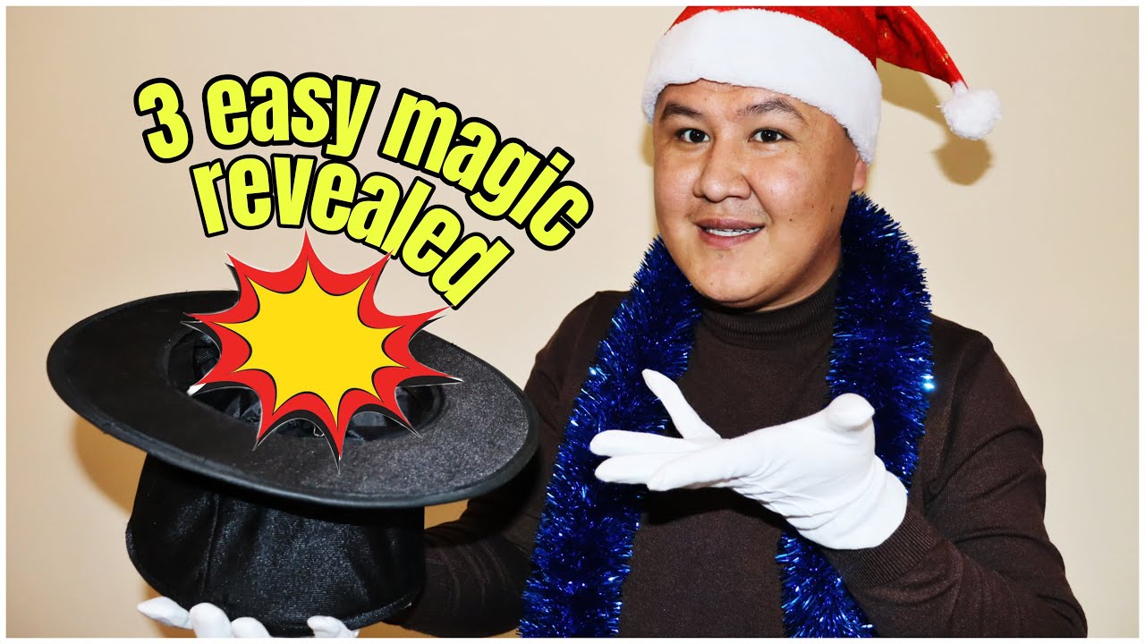 4 EASY CHRISTMAS MAGIC TRICKS - TUTORIAL #voila #voilamagic #christmas ...