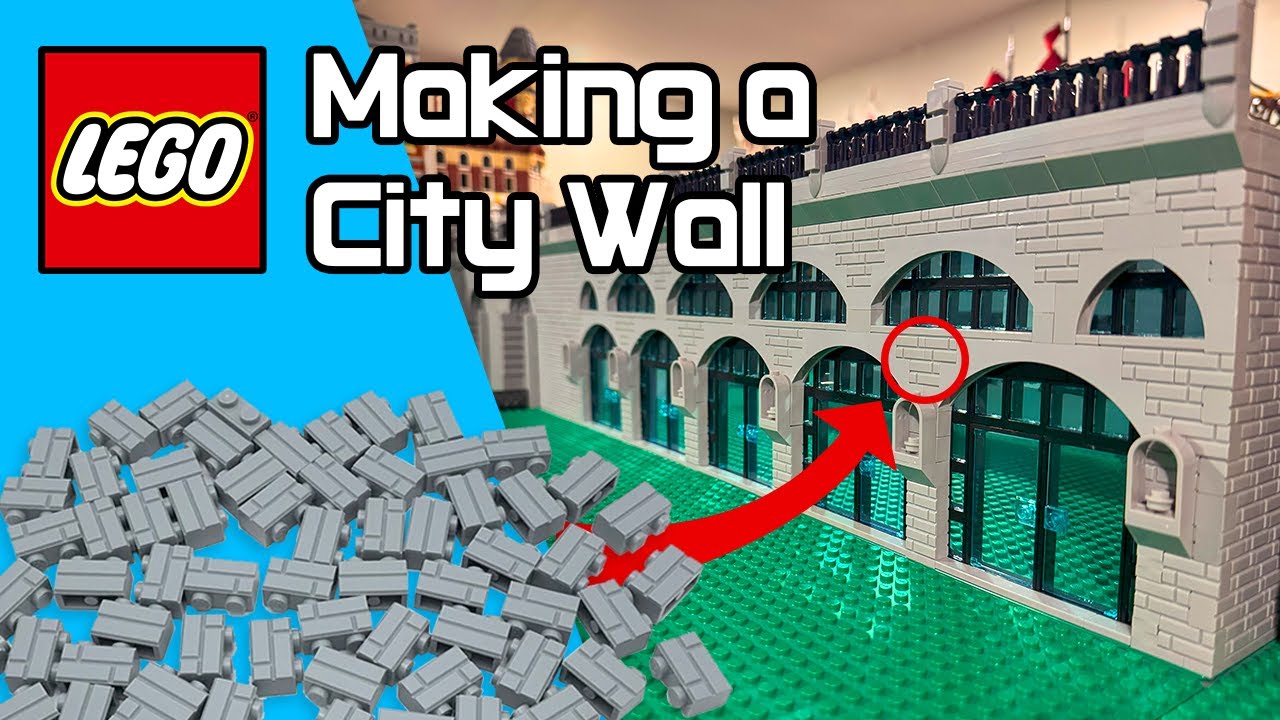 Upgrading My LEGO City Wall - Brick by Brick - YouTube