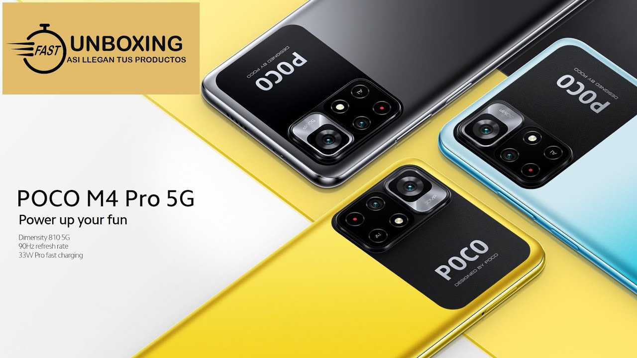 Unboxing Poco M4 Pro 5G Cool Blue Version Global Vendida en Mexico # ...