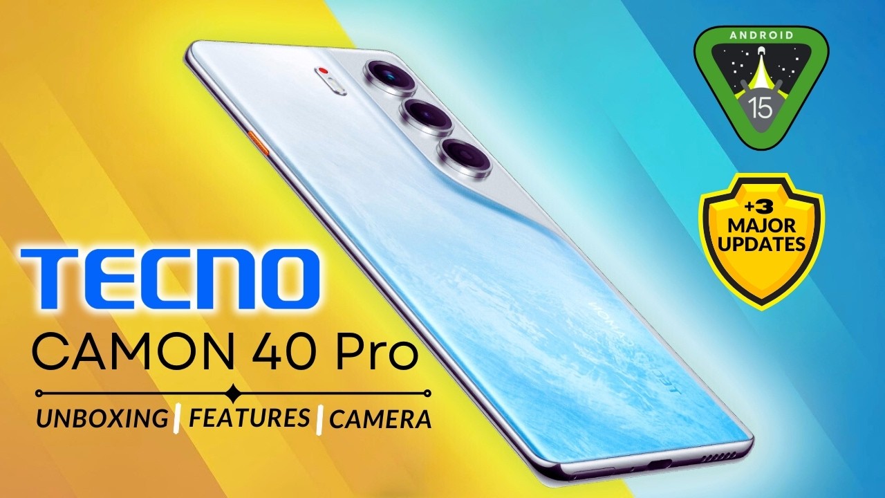 Tecno Camon 40 Pro Unboxing & Review | Android 15 + 50MP Sony LYT700 ...