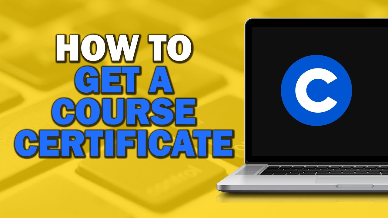 How To Get A Course Certificate On Coursera (Quick Tutorial) - YouTube