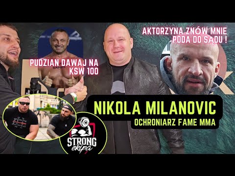 KARTA FAME 23 TO CLOUT ? | PUDZIAN ! NIKOLA MILANOVIC GOTOWY NA KSW 100 ...